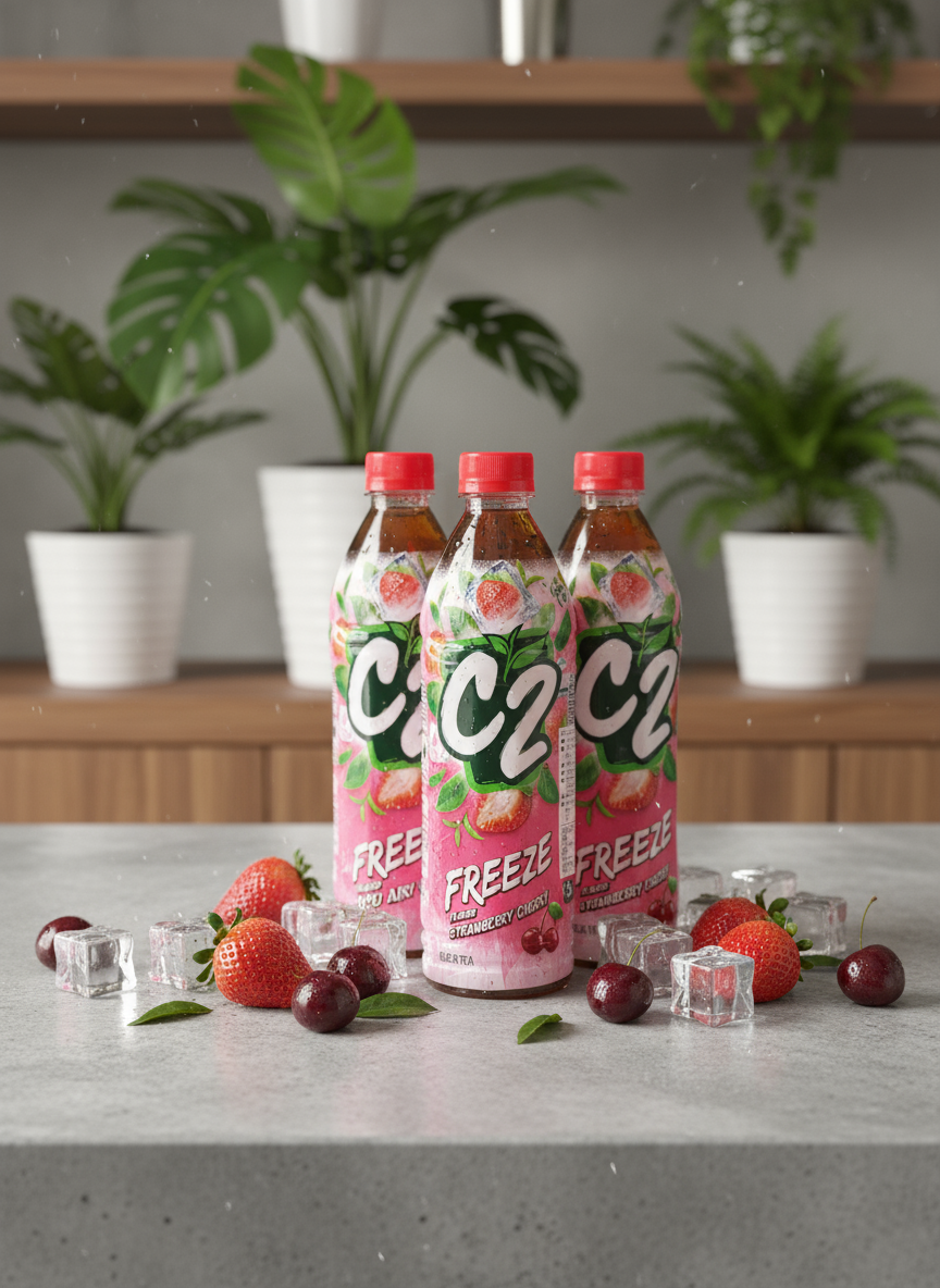 C2 Strawberry Cherry Tea – LION MART